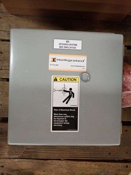 Lot of (4) Nvent Electrical Cutout Boxes with Components - Yellow Tag ...