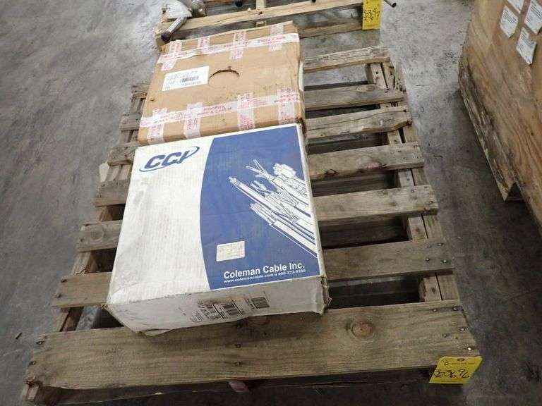 Lot of (2) Boxes of Cable - Yellow Tag Auctions