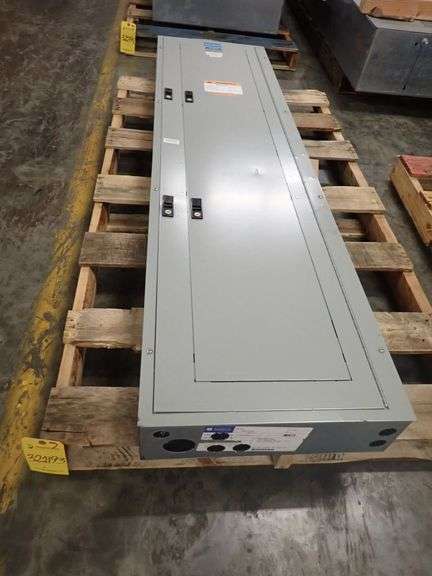 GE 225A Panelboard with Circuit Breakers - Yellow Tag Auctions