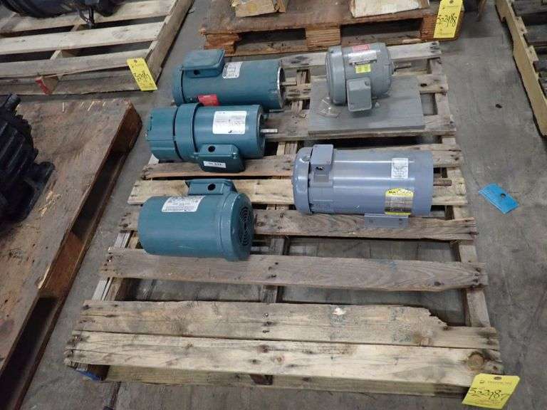 Lot of (5) Electric Motors - Yellow Tag Auctions