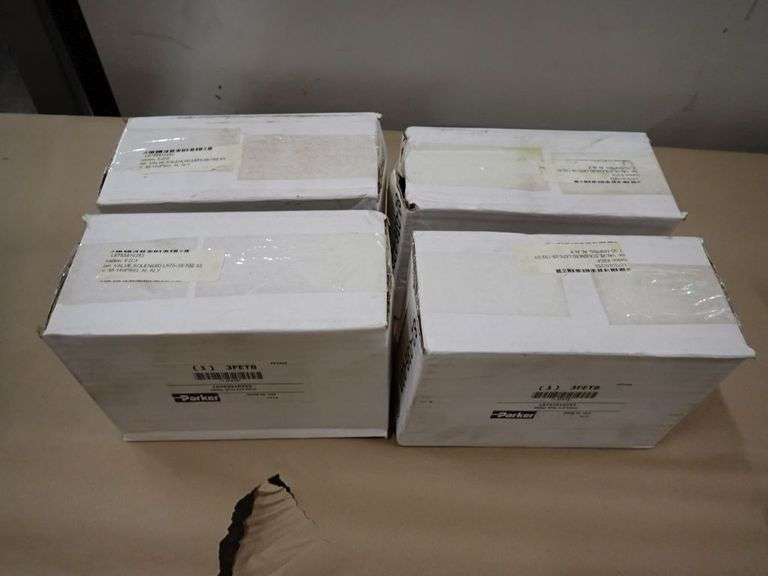 Lot of (4) Parker Valvair II Series Manifold Mounted Solenoid Operated ...