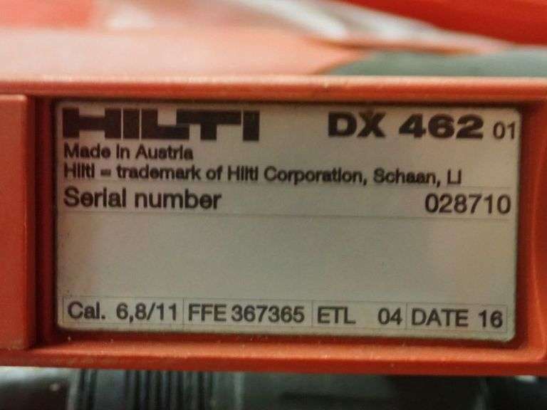 Lot of (2) Hilti Power Tools - Yellow Tag Auctions