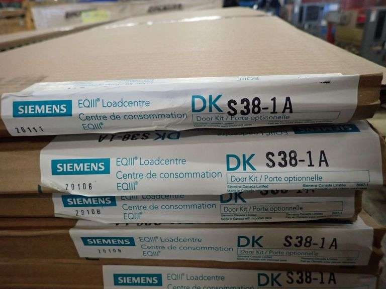 Lot of (29) Siemens Load Center Door Kits - Yellow Tag Auctions
