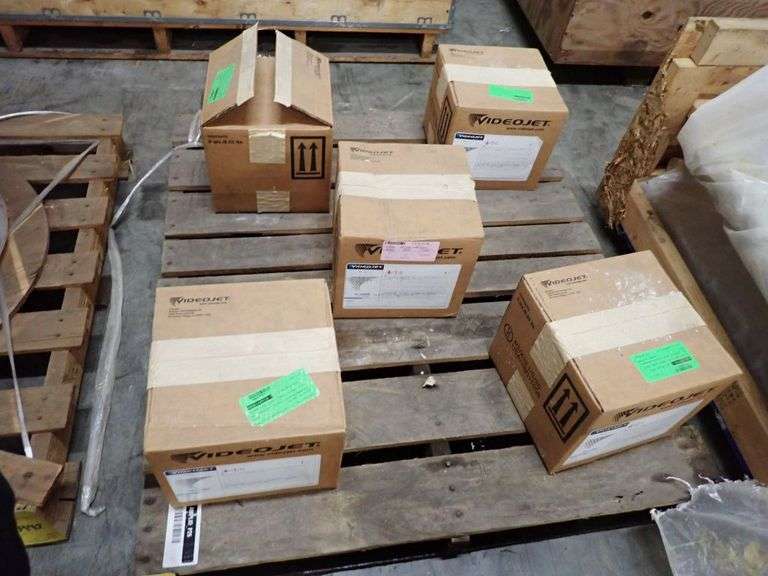 Lot of (5) Boxes of Video Jet Ink - Yellow Tag Auctions