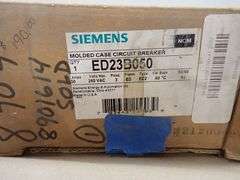 Lot of (2) Siemens Circuit Breakers with Breaker Accessory - Yellow Tag ...