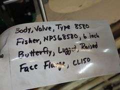 Fisher 6" Valve with Positioner - Yellow Tag Auctions