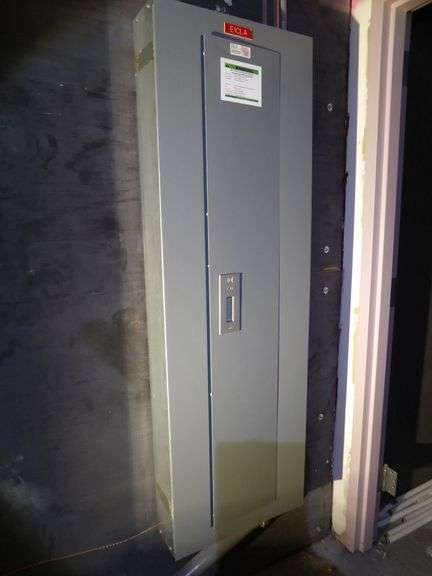 Square D NQOD 225A Panelboard with Circuit Breakers - Yellow Tag Auctions