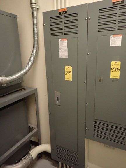 Square D NQOD 600A Panelboard with Circuit Breakers - Yellow Tag Auctions