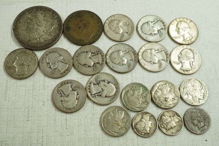 Lot of Assorted Coins - Yellow Tag Auctions