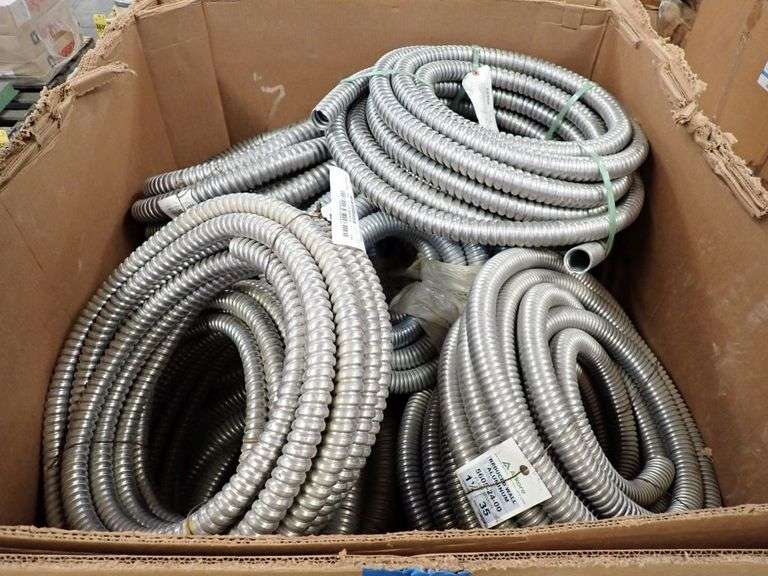 Lot of Aluminum Flexible Conduit - Yellow Tag Auctions