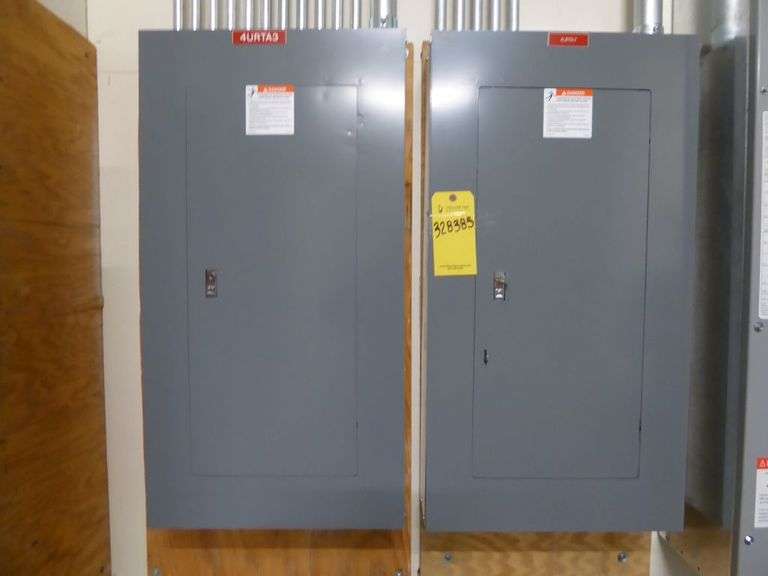 Lot of (2) Square D 225A Panelboards with Circuit Breakers - Yellow Tag ...