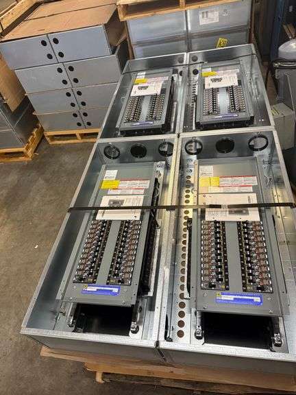 Lot of (3) Square D Panelboard Assemblies - Yellow Tag Auctions