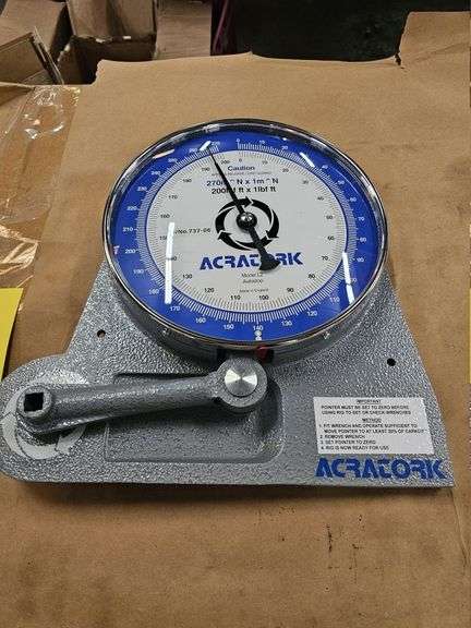Acratork Model L2 Autostop Torque Calibration Analyzer - Yellow Tag ...
