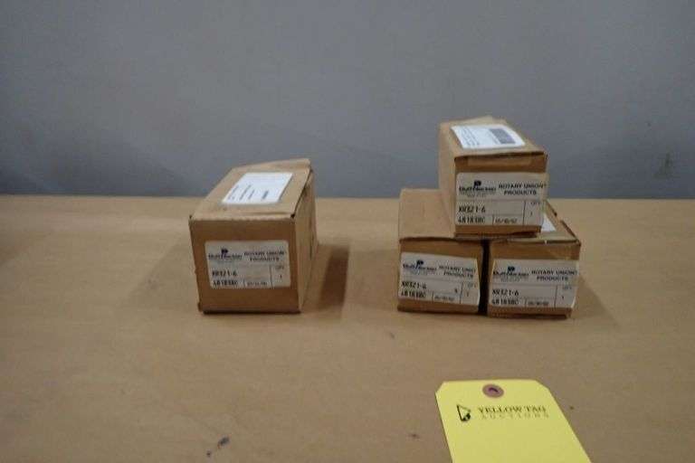 Lot of (4) Duff Norton Rotary Unions - Yellow Tag Auctions