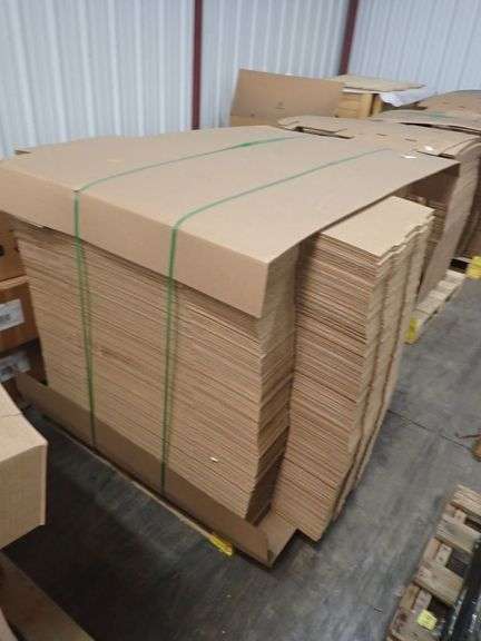 Lot of (150) Cardboard Boxes - Yellow Tag Auctions