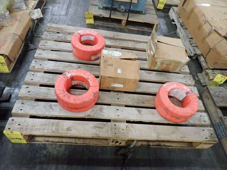 Lot of (4) Nachi Bearings and (1) Ameridrive Gear Coupling - Yellow Tag Auctions