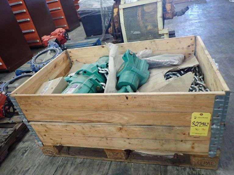 JDN Pneumatic Chain Hoist Assembly - Yellow Tag Auctions