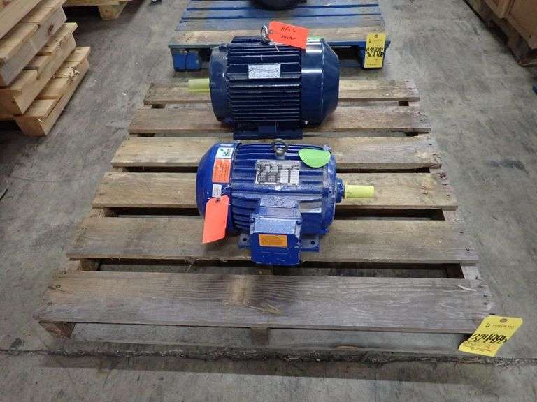 Lot of (2) Electric Motors - Yellow Tag Auctions