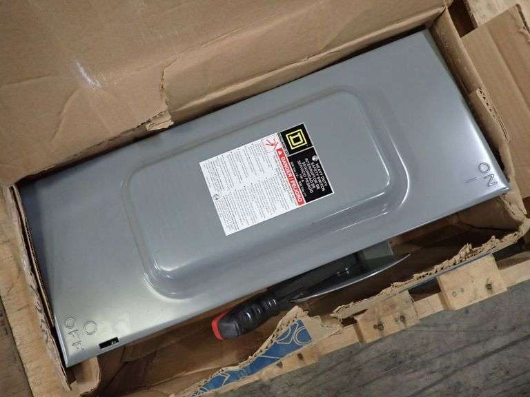 Lot of (6) Square D Safety Switches - Yellow Tag Auctions