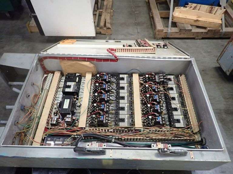 Allen Bradley Control Panel with Circuit Breakers and Transformers ...