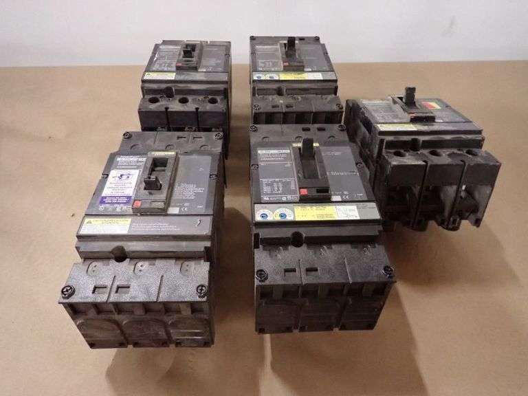 Lot of (5) Square D Electrical Components - Yellow Tag Auctions
