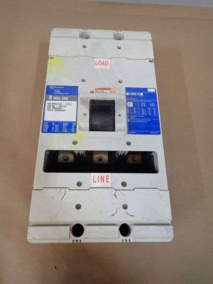 Cutler Hammer 800A Industrial Circuit Breaker - Yellow Tag Auctions
