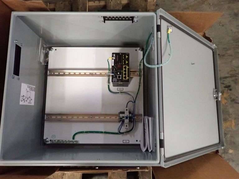 Lot of (2) Nvent/Hoffman Industrial Control Panel Enclosures with ...