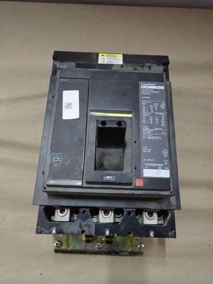 Square D 400A Power Pact Circuit Breaker - Yellow Tag Auctions