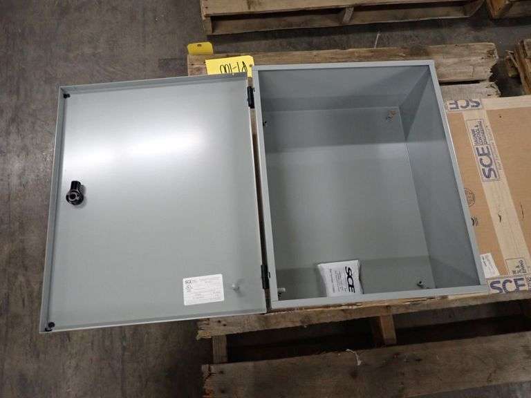 Lot of (2) SCE Enclosure Boxes - Yellow Tag Auctions
