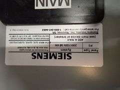 Siemens Panelboard with Circuit Breakers and Surge Protector - Yellow ...