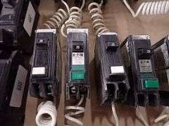 Lot of (47) Assorted Circuit Breakers - Yellow Tag Auctions