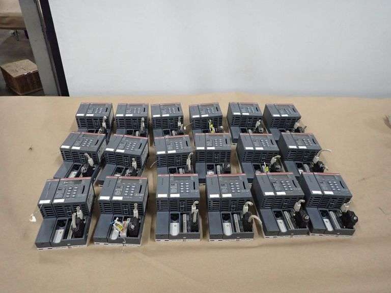 Lot of (18) ABB Central Processing Units with Dummy Coupler Modules ...
