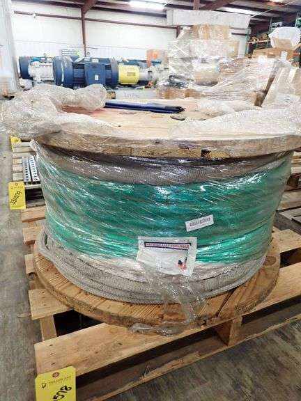 Lot of (1) Spool of Rope with (1) Tuff Ash Sliding Wear Sleeve - Yellow ...