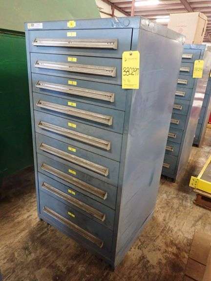 Vidmar 9-Drawer Tool Cabinet - Yellow Tag Auctions
