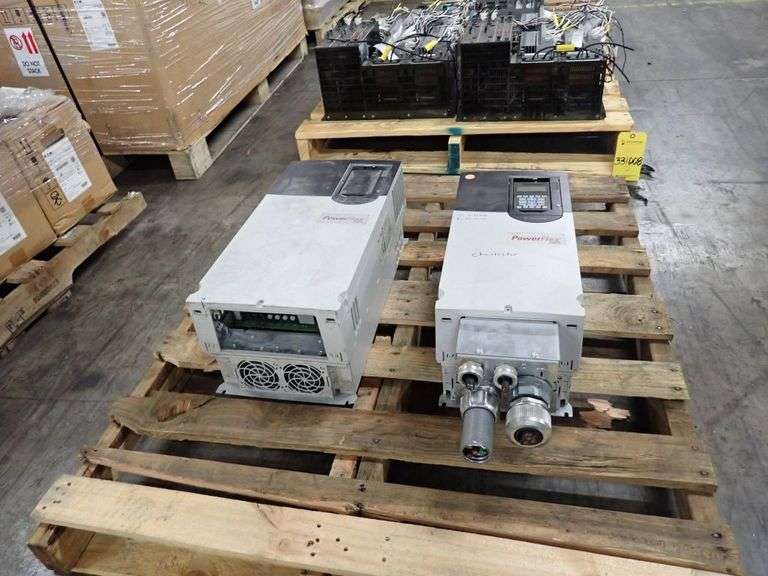 Lot of (2) Allen Bradley Power Flex Drives - Yellow Tag Auctions