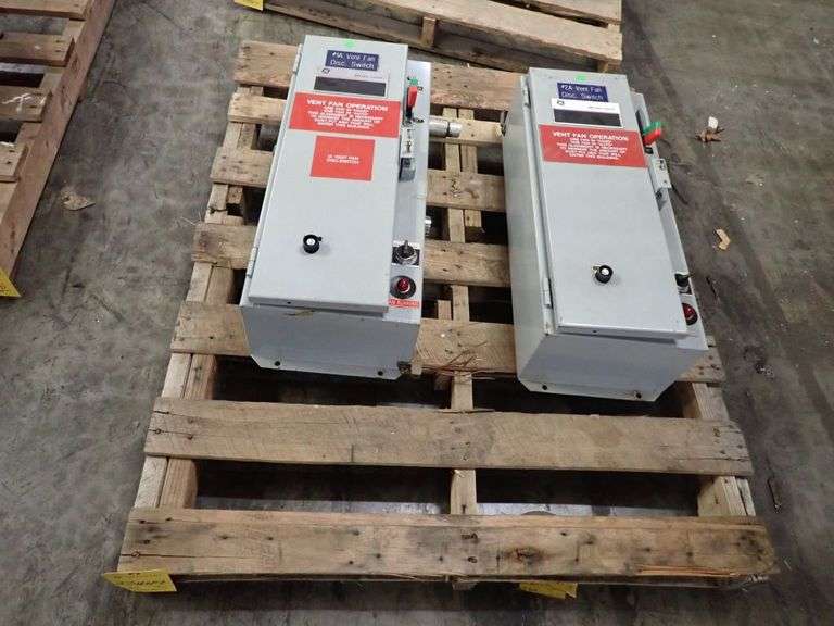 Lot of (2) GE 300-Line Control Enclosures - Yellow Tag Auctions