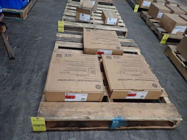 Lot of (3) GE 100A Main Load Centers - Yellow Tag Auctions