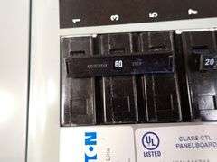 Eaton Pow-R-Line PRL1A 150A Panelboard with Circuit Breakers - Yellow ...