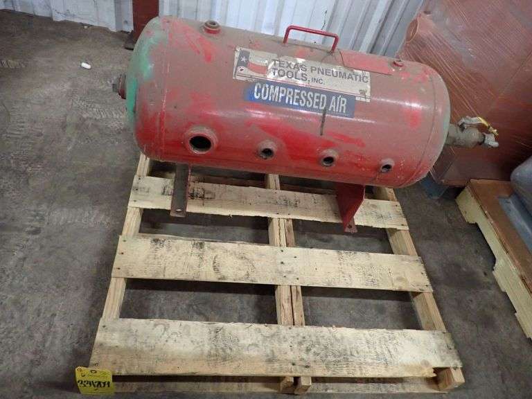 Texas Pneumatic Compressed Air Tank - Yellow Tag Auctions