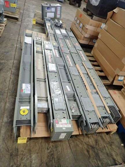 Lot of (7) Square D I-Line II Busway Units - Yellow Tag Auctions