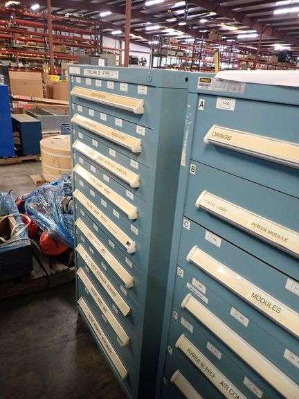 Vidmar 9-Drawer Storage Cabinet - Yellow Tag Auctions