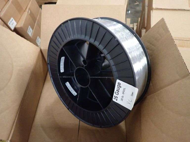 Lot of (35) WCJ Pilgrim Wire LLC Spool of Wire - Yellow Tag Auctions