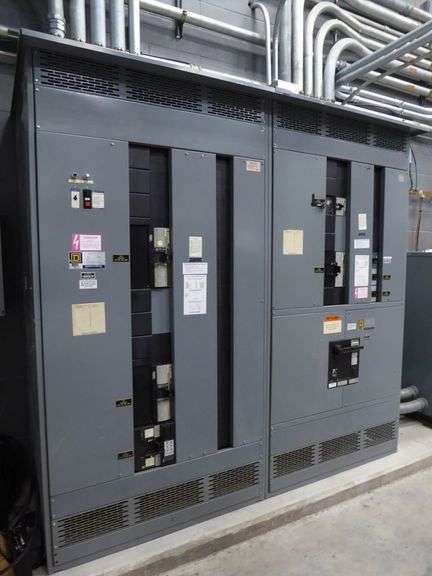 Square D 1600A QED Power Style Switchboard - Yellow Tag Auctions