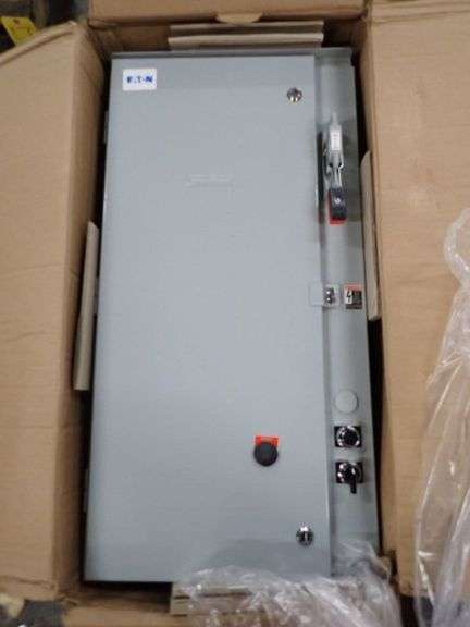 Lot of (2) Eaton Combination Pump Panels with Fused Disconnects ...