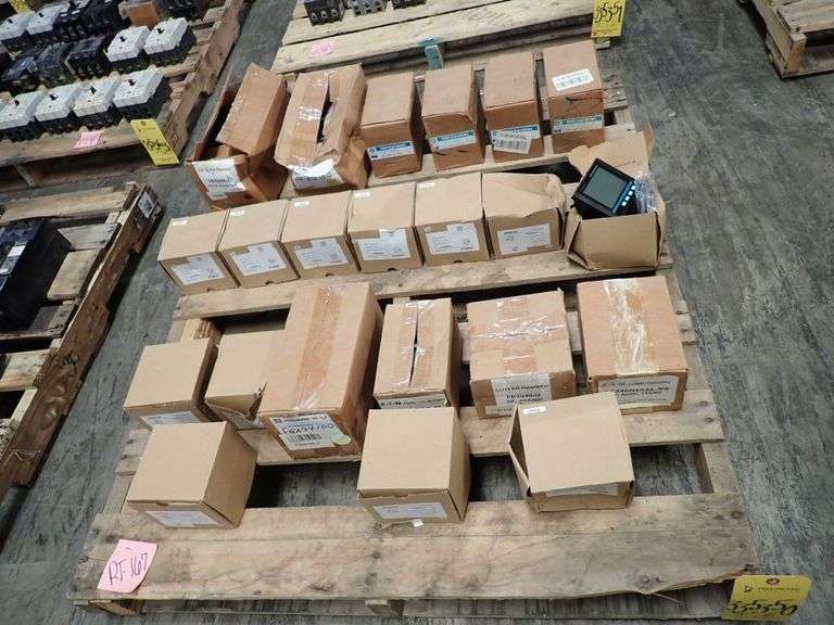 Lot of Assorted Circuit Breakers and Electrical Components - Yellow Tag ...