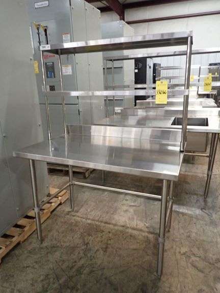48" Stainless Steel Work Bench - Yellow Tag Auctions