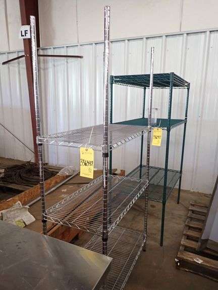 Lot of (2) Wire Racks - Yellow Tag Auctions