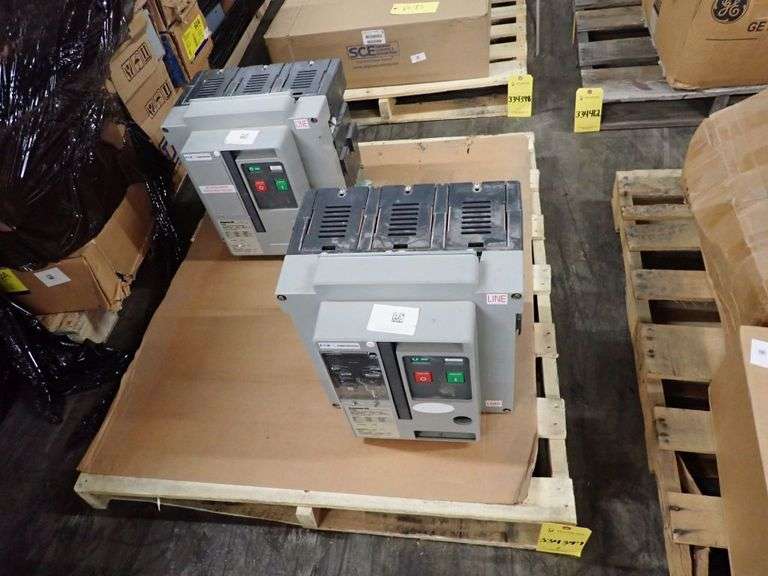 Lot of (2) Eaton MDS630 Magnum DS Low Voltage 3000A Circuit Breakers ...