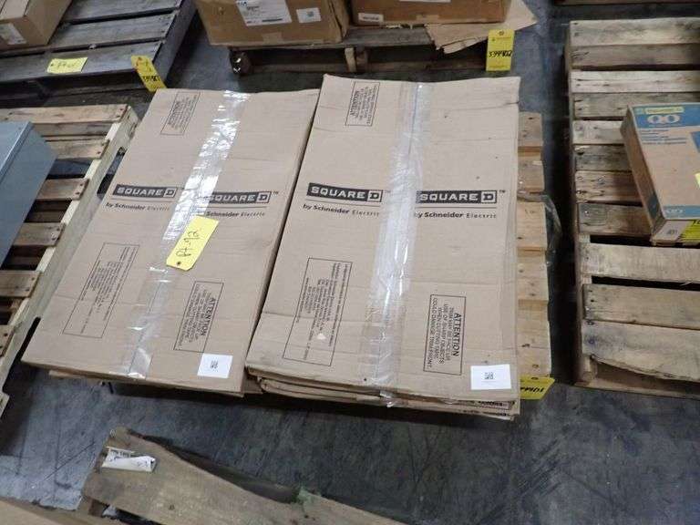 Lot of (4) Square D Cover Assemblies - Yellow Tag Auctions