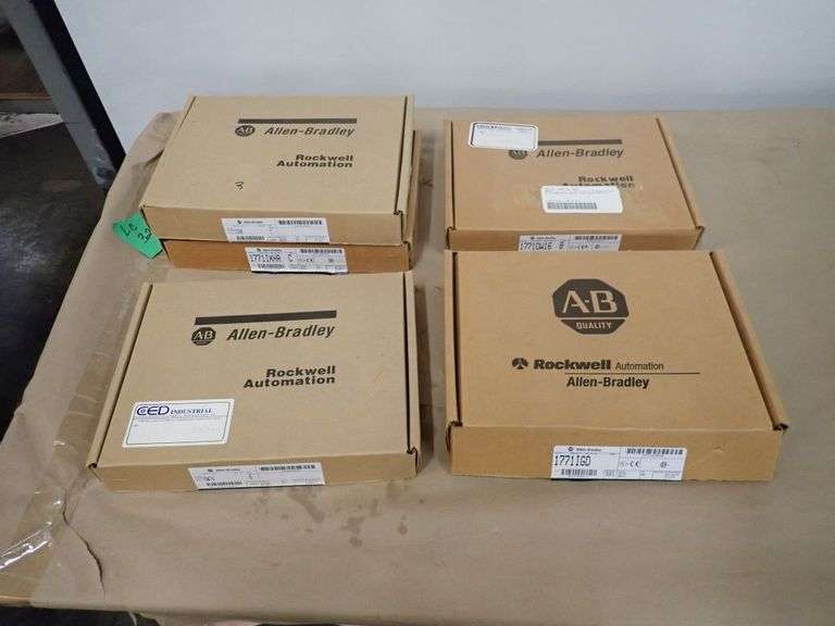 Lot of (5) AB 1771 Modules - Yellow Tag Auctions